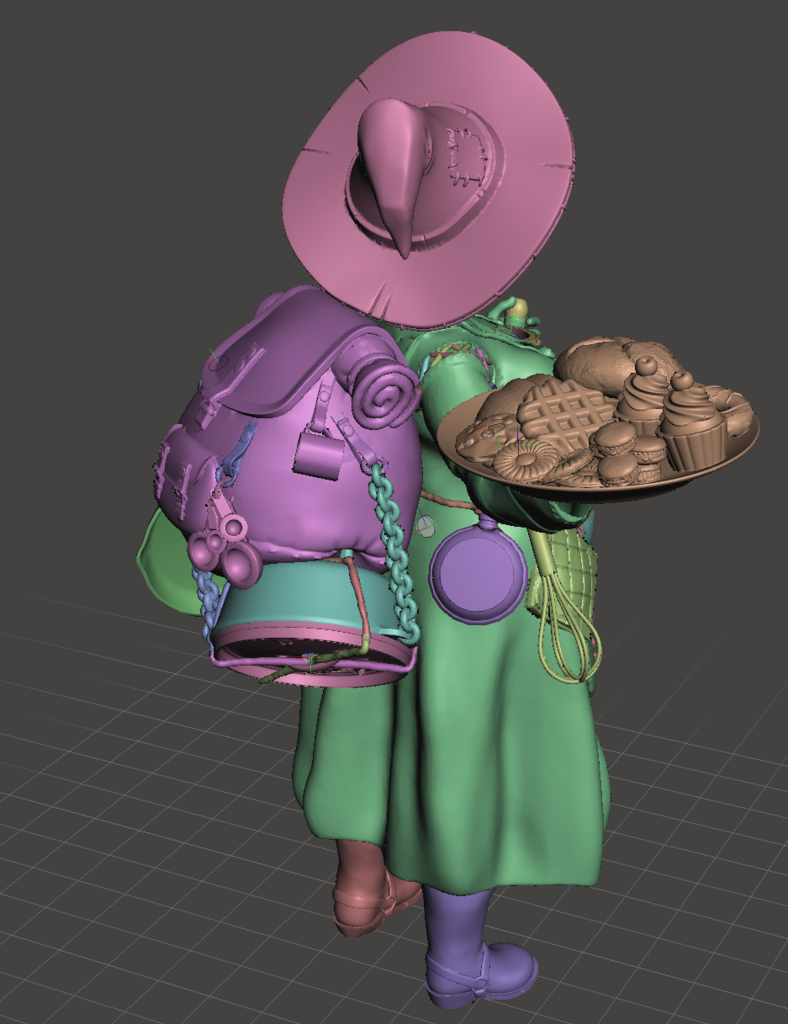 🧙‍♀️ Gingerbread Witch・Free 3D File for ・Cults