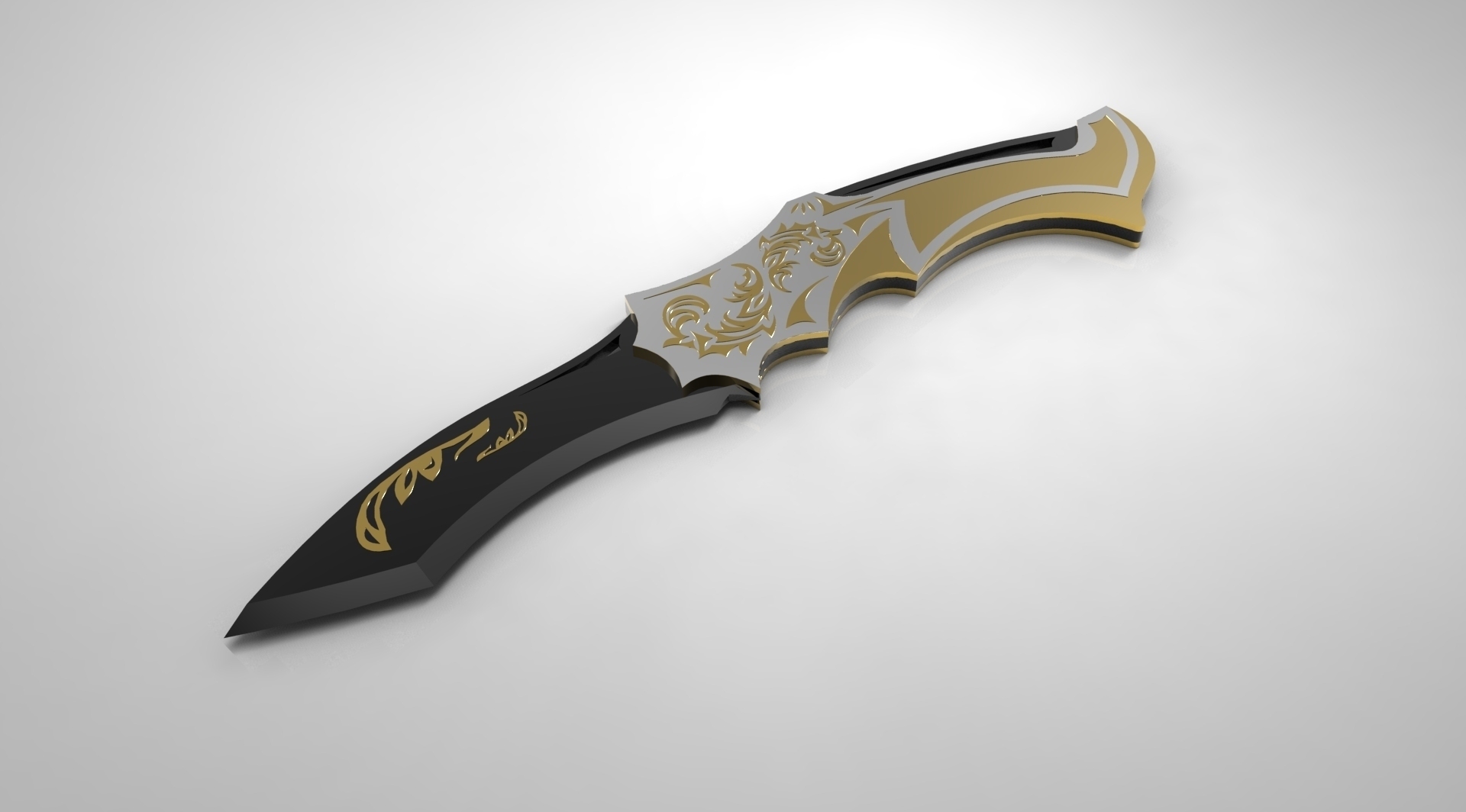 🔪 cyberpunk knife・Free 3D File for ・Cults