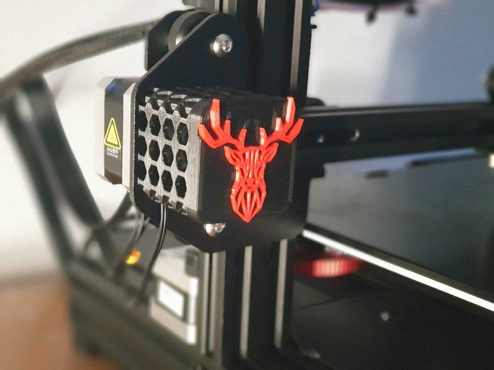 3D printable Deer Wall Sculpture 2D II・Cults