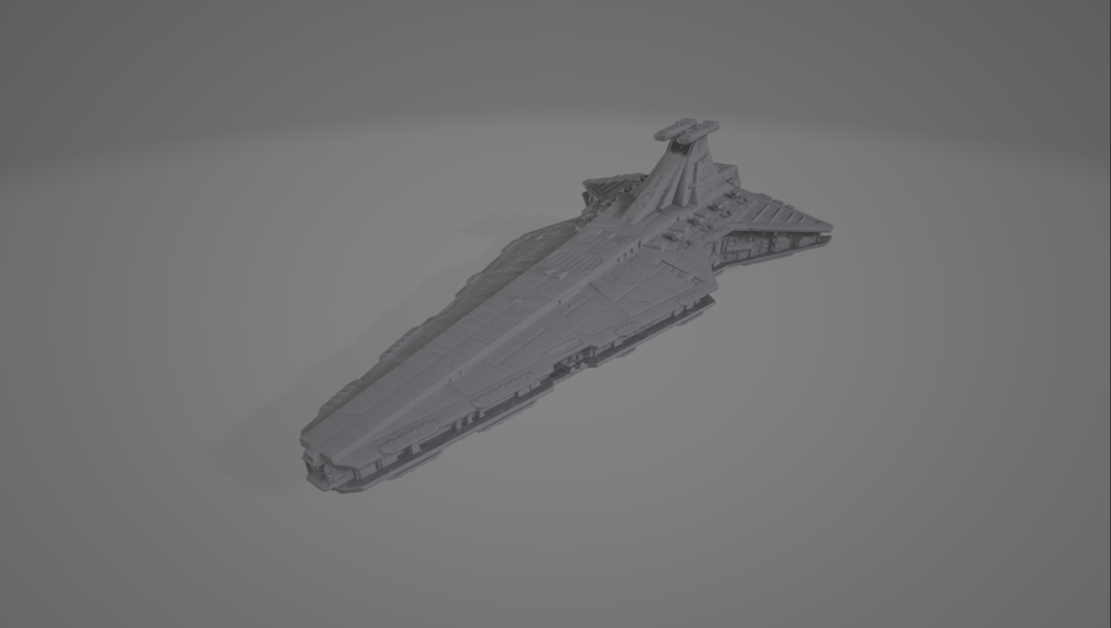 ⭐ Destructor estelar de la República Venator con mayor detalle (star ...