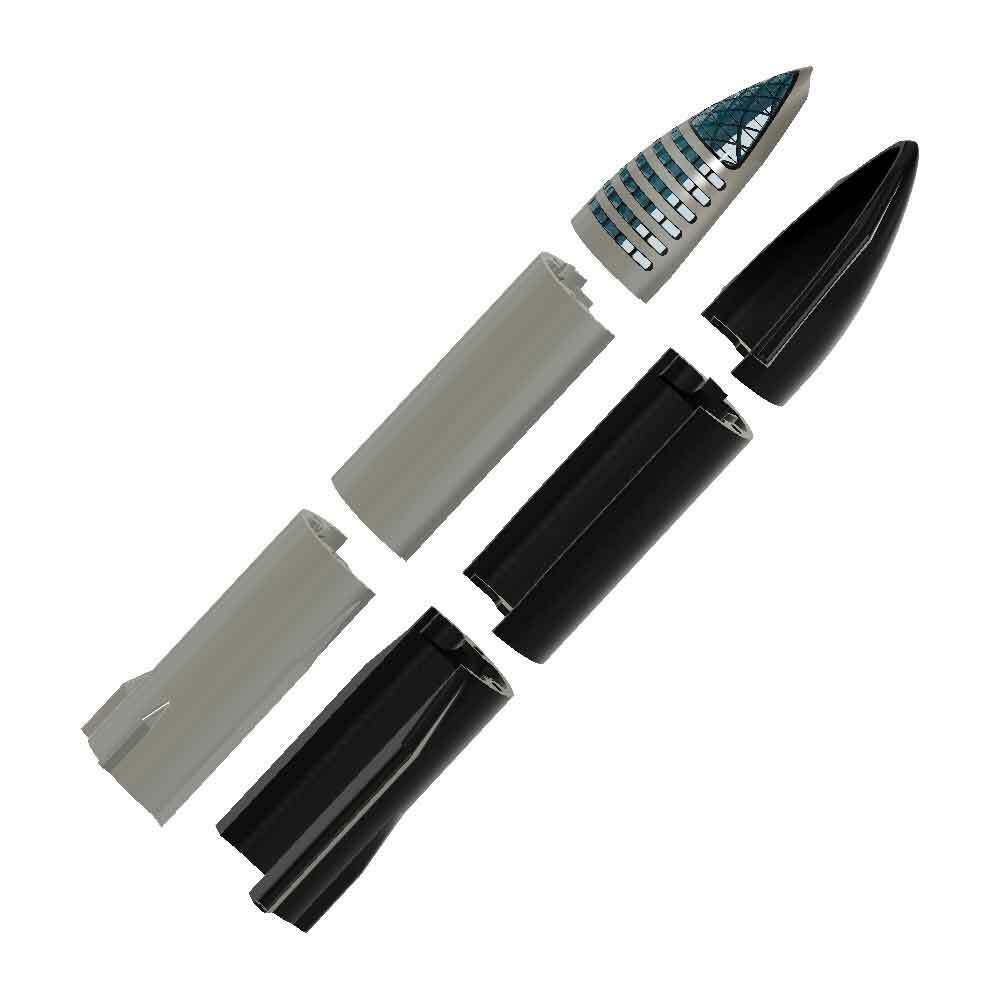 3D file SpaceX Starship 2019 Multi-Color Version 🚀 ・3D printable design ...