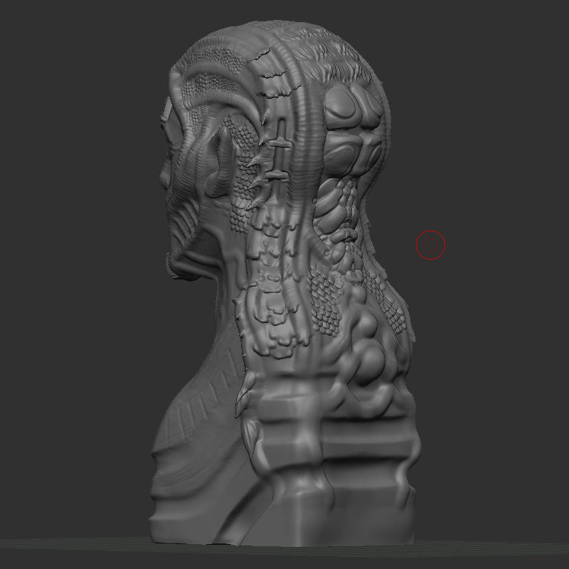 3D file alien creature bust 1 👽 ・3D printer model to download・Cults