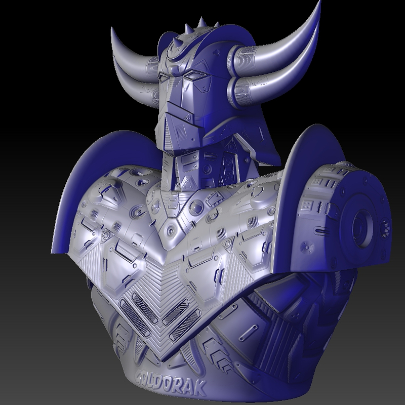 Fichier STL Goldorak buste 🤖 ・Design à télécharger et à imprimer en 3D ...