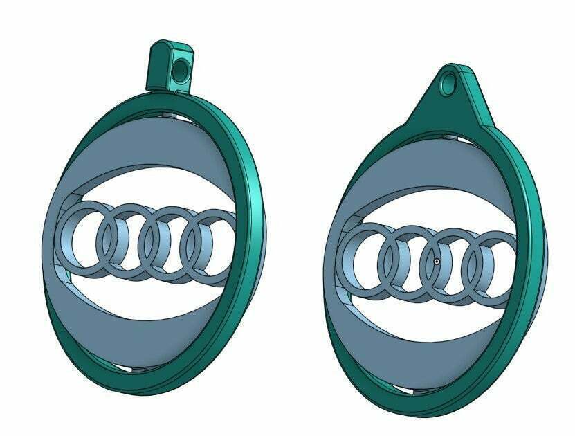 STL-Datei Audi key spinning kostenlos 🚗 ・3D-druckbares Objekt zum ...