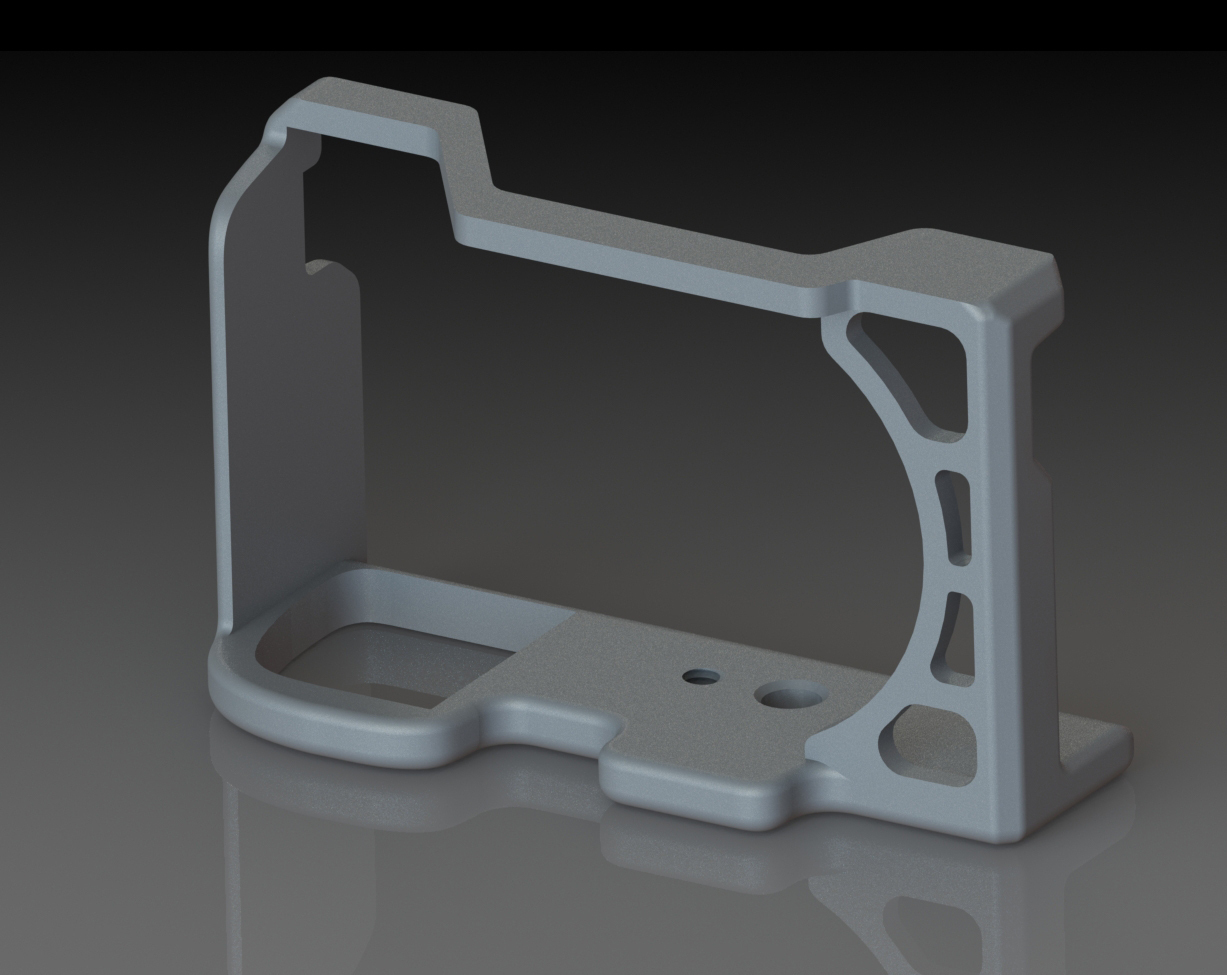 📷 Cage for Sony A6100, A6300, A6400・ STL File for ・Cults