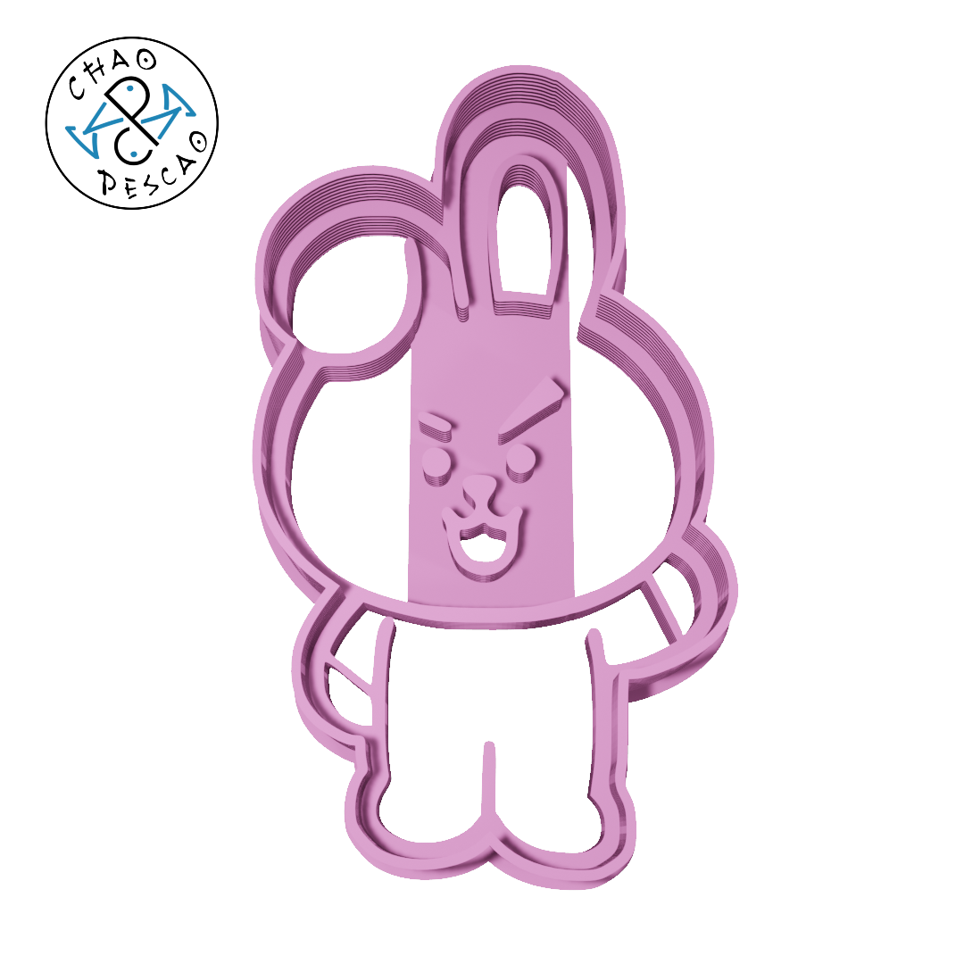 STL file Cooky - BT21 / BTS - Cookie Cutter - Fondant 🍪 ・3D print ...