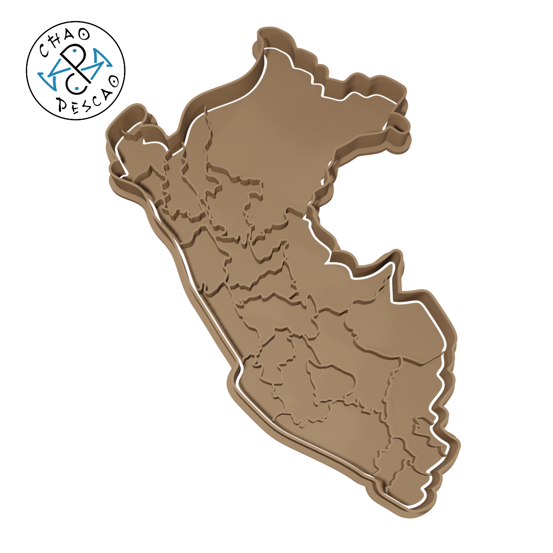 Datei STL Regionen von Perú - Ausstechform - Fondant - Polymer Clay 🇵🇪 ...