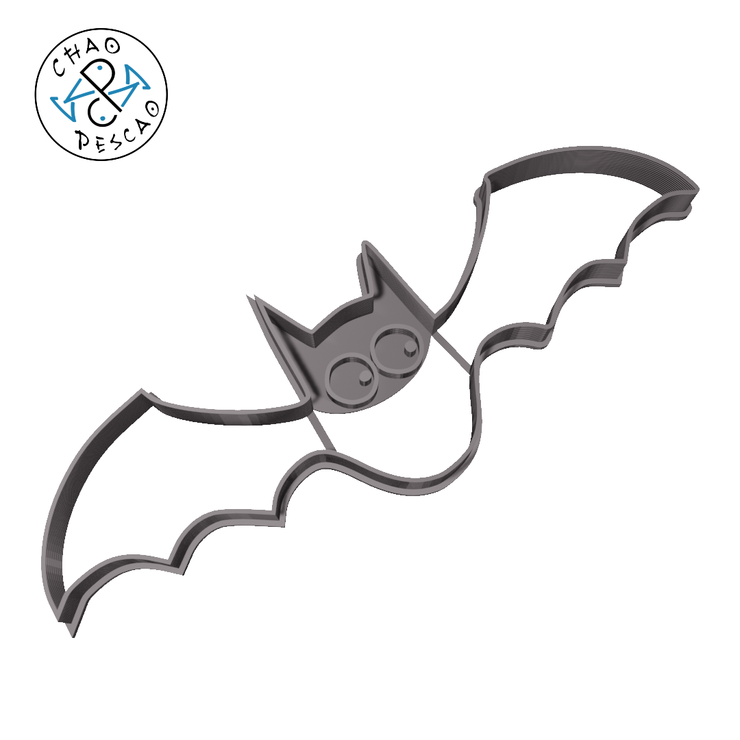 STL file Bat - Halloween - Cookie Cutter - Fondant 🦇 ・Model to download ...