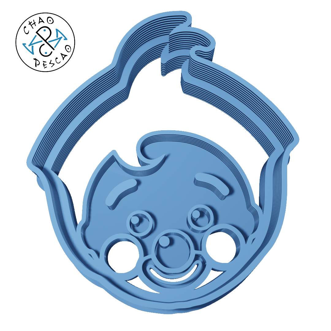 Archivo STL Payaso Plim Plim - Cortador de galletas - Fondant 🍽️ ・Plan ...