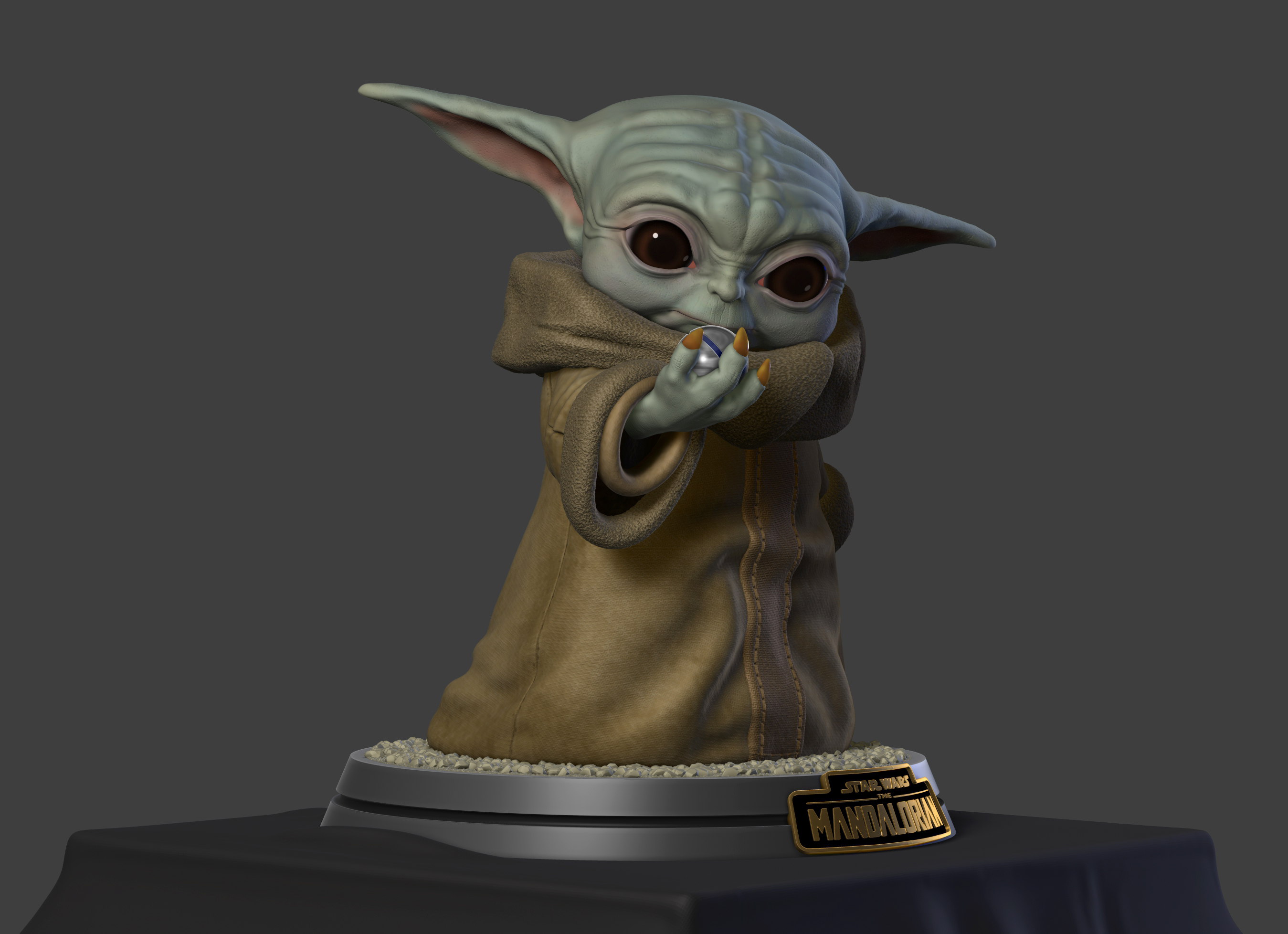STL file Baby Yoda - Grogu 👶 ・3D print design to download・Cults