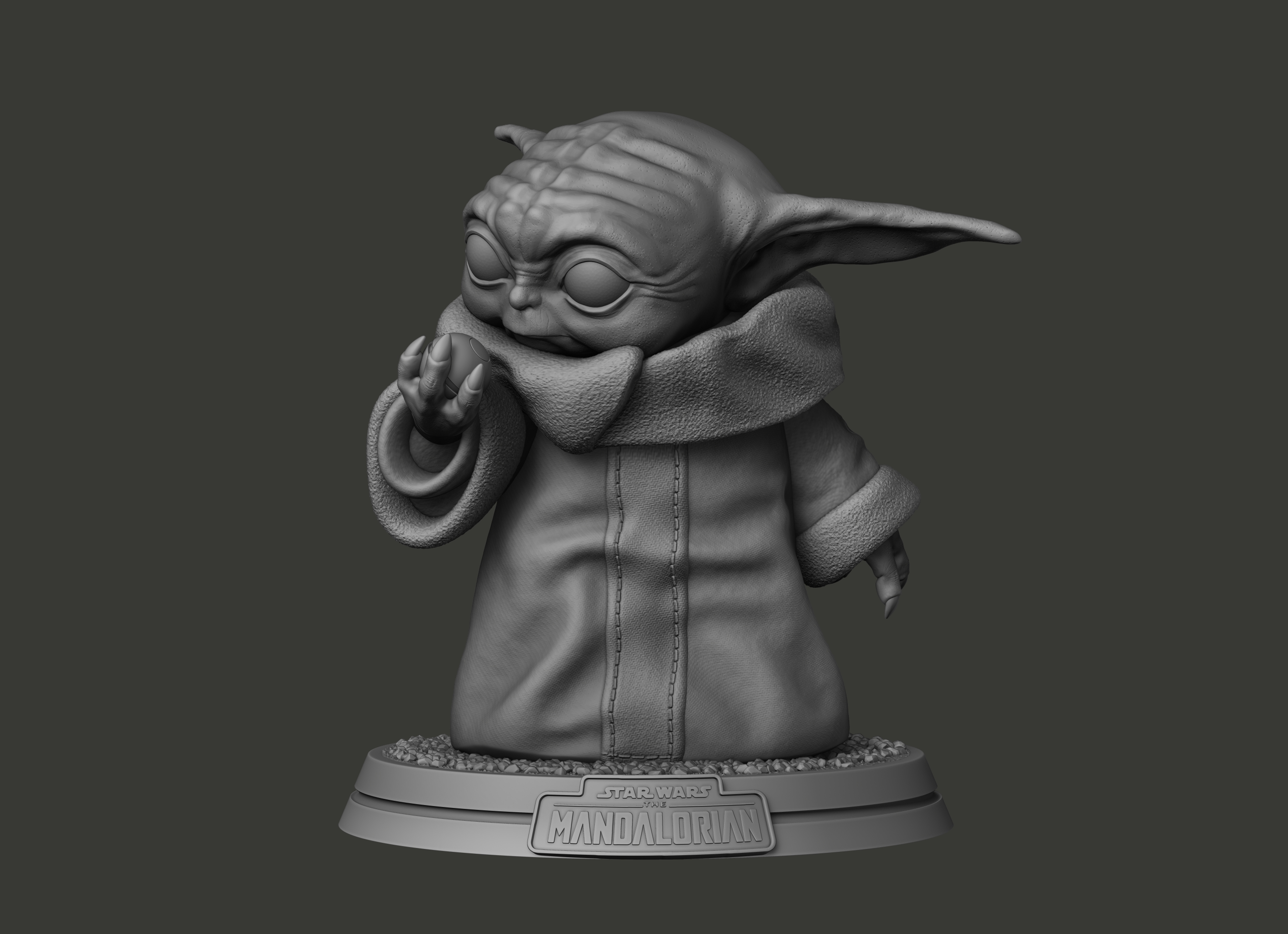 STL file Baby Yoda - Grogu 👶 ・3D print design to download・Cults