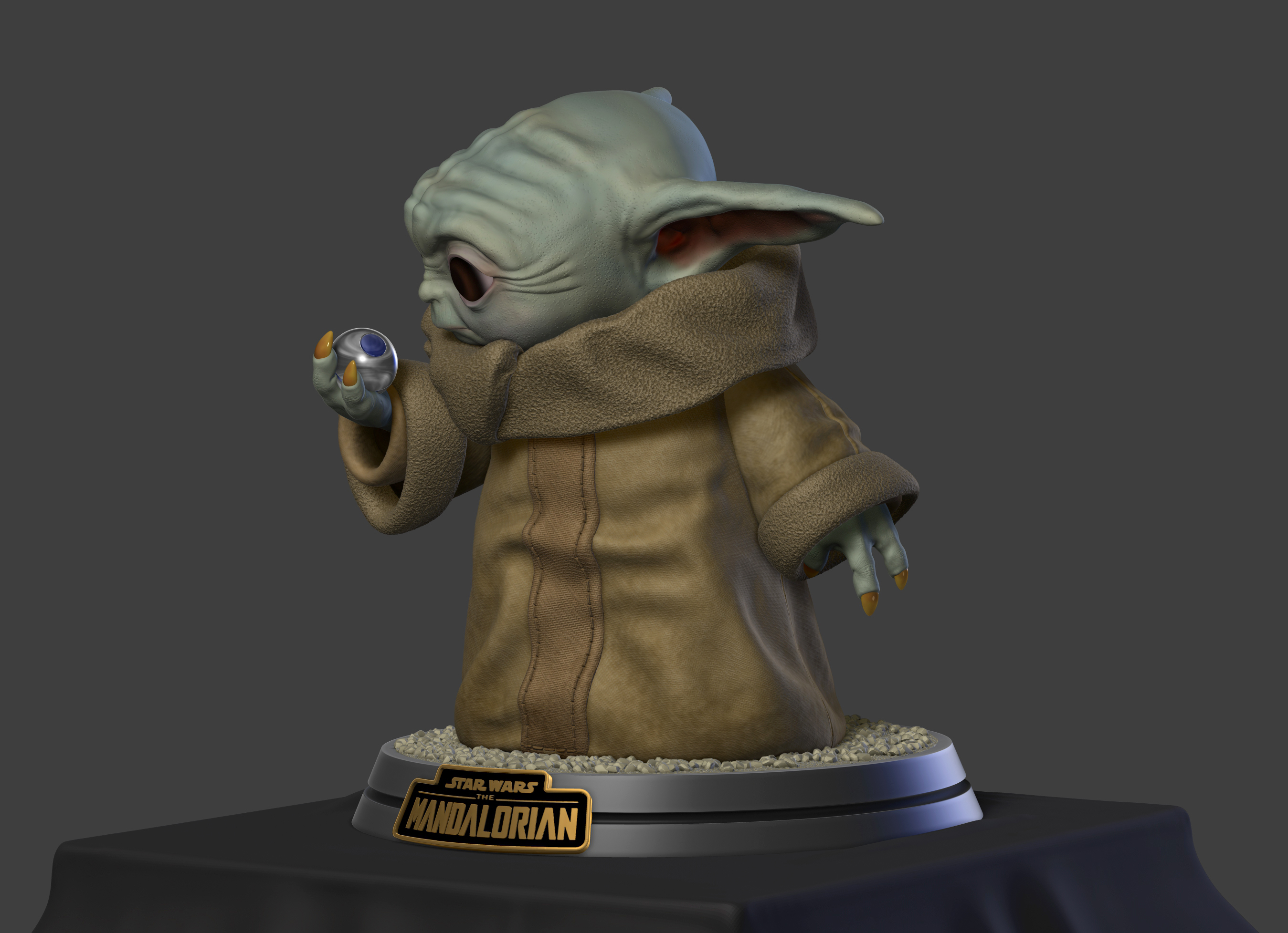 STL file Baby Yoda - Grogu 👶 ・3D print design to download・Cults