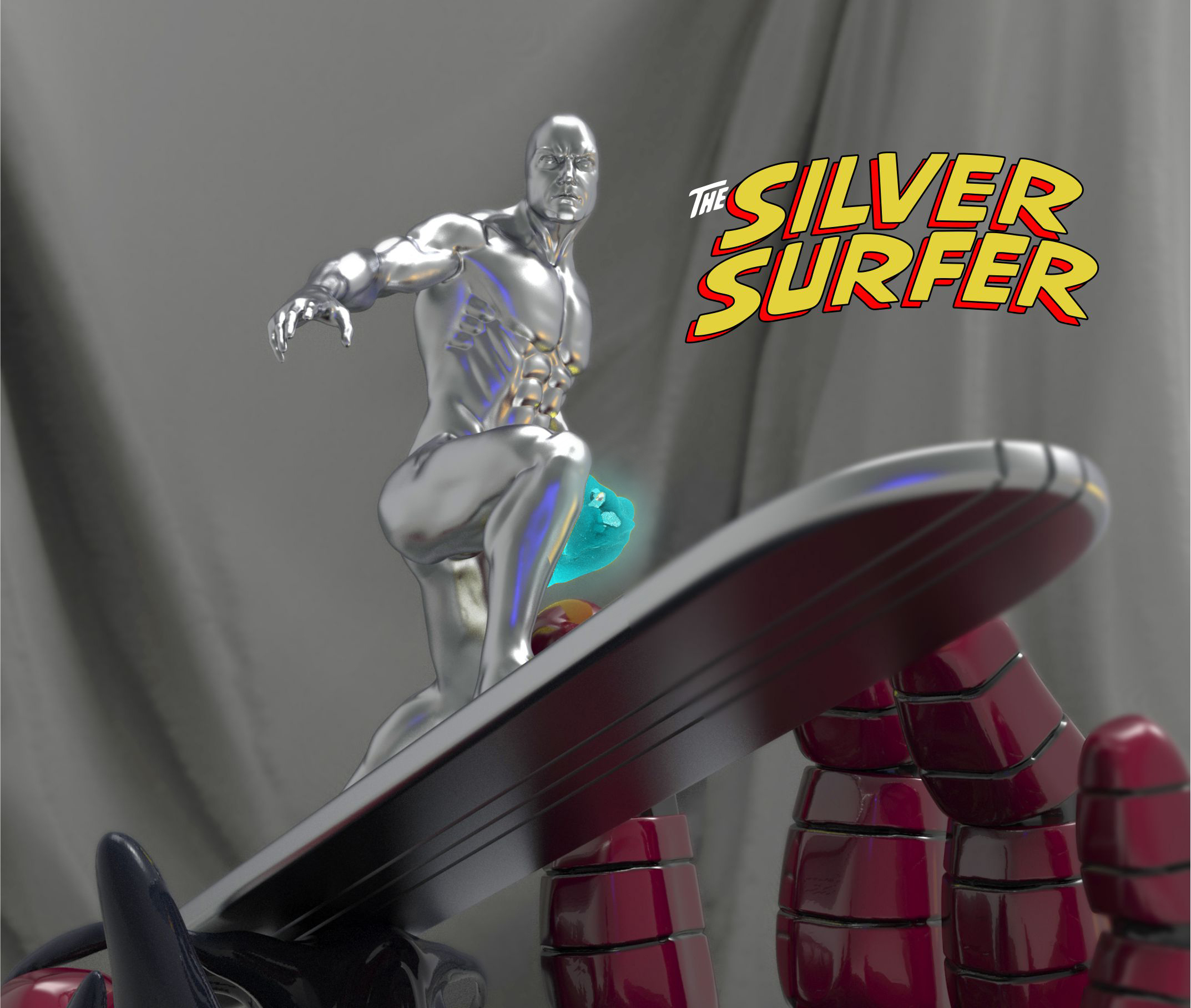 🎨 Silver Surfer・ STL File for ・Cults