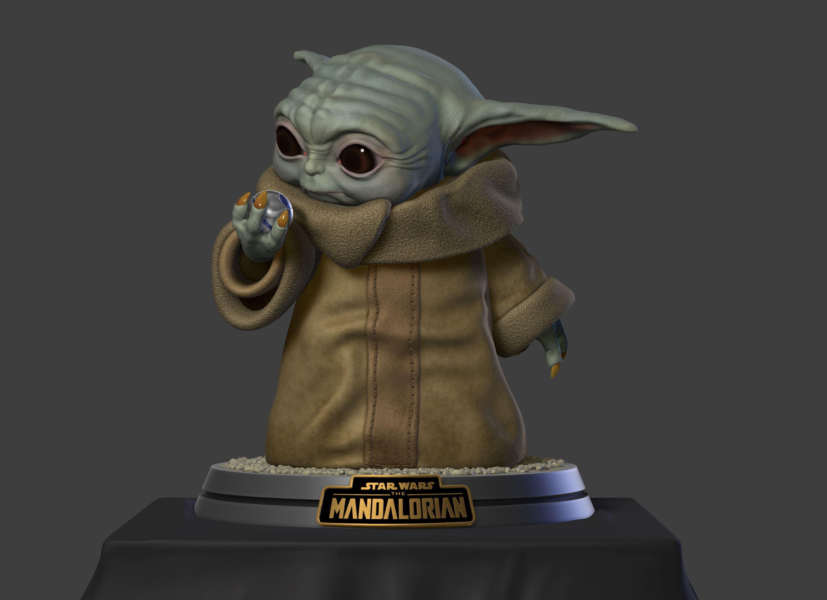 STL file Baby Yoda - Grogu 👶 ・3D print design to download・Cults