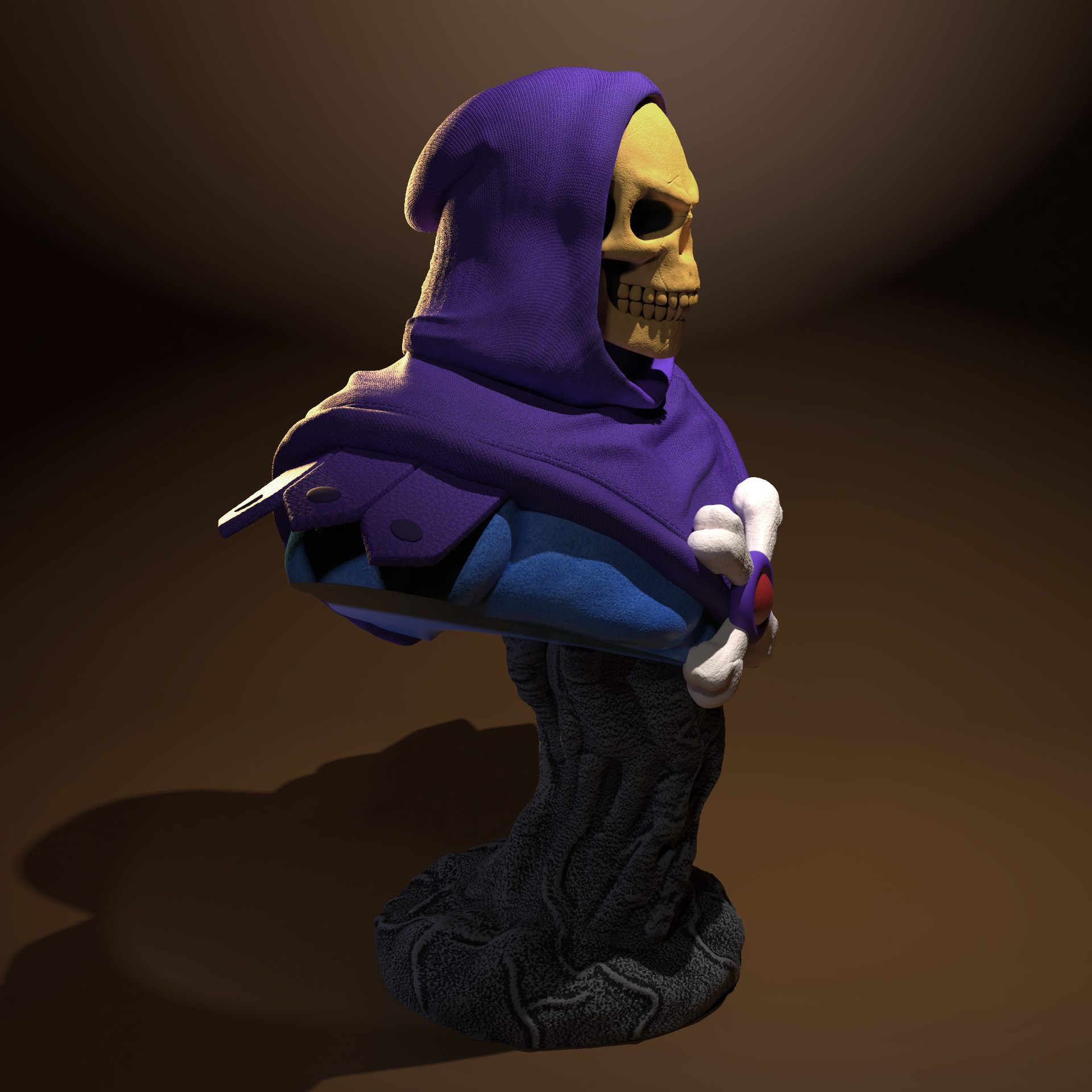 3D file Skeletor Bust 👤 ・3D print object to download・Cults