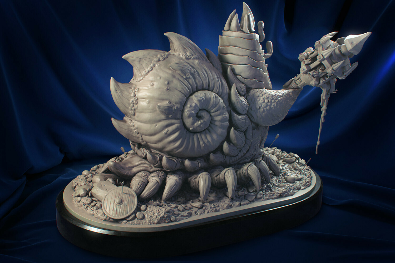 STL file The Battle Snail 🐌 ・3D print model to download・Cults