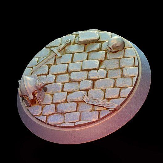 🎲 Miniature bases - Fantasy dungeon theme 3D print model・ STL File for ...