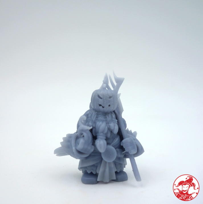 Archivo STL gratuito Halloween Fire Mage Dwarf - miniatura de 32mm de ...