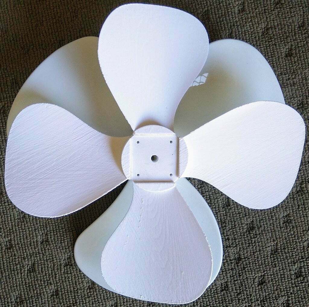 🏠 40cm Pedestal/Wall/Desk Fan Blade/Prop・Free STL File for ・Cults