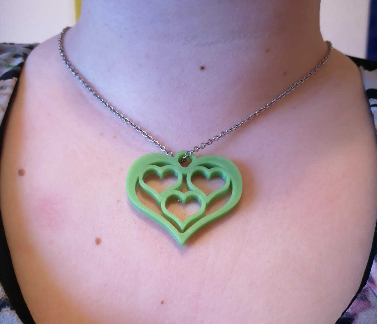 Free STL file Heart Shaped Earring & Charm Gift! 💜 ・3D printer design ...