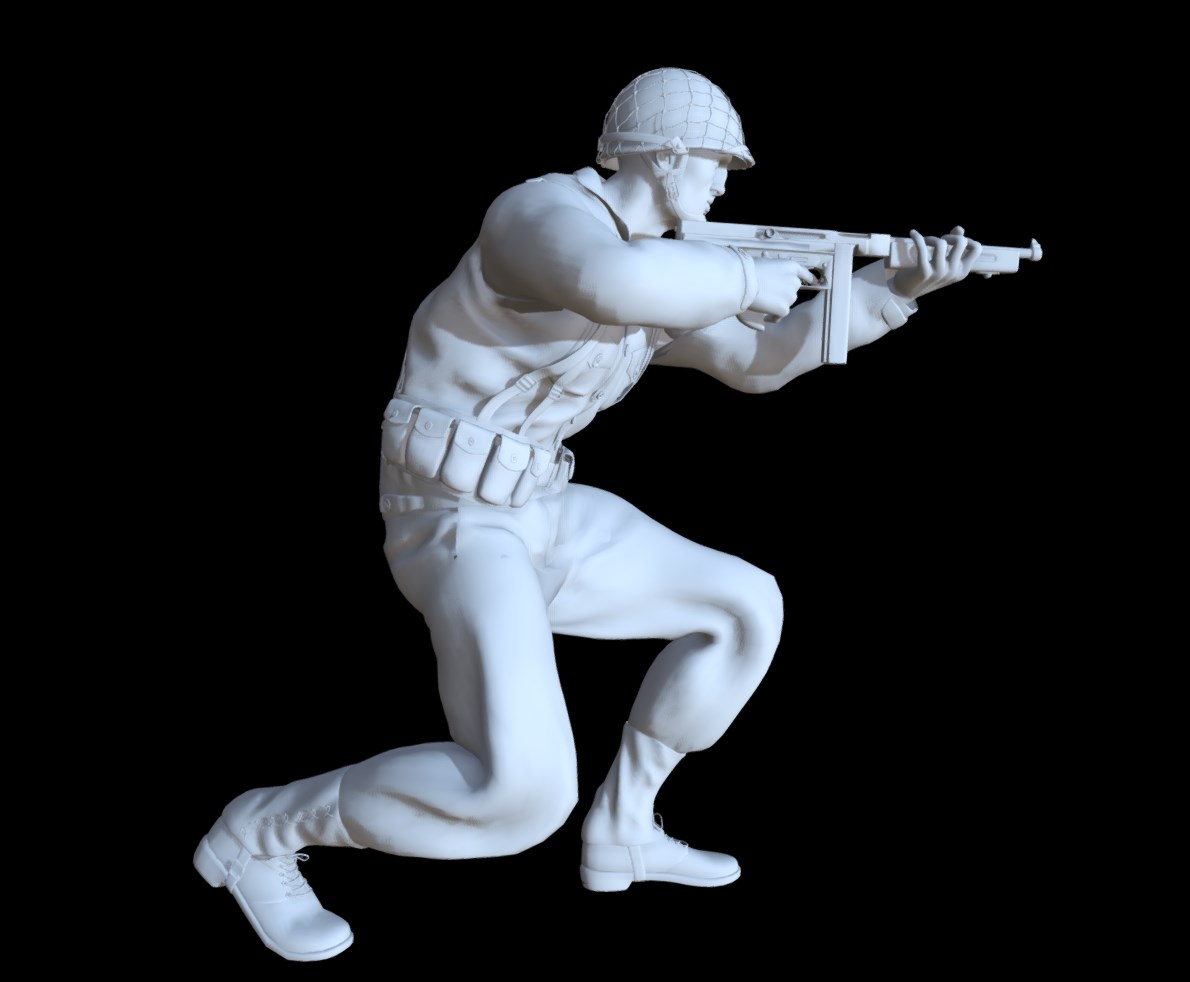 🫡 Soldier US Army・ STL File for ・Cults