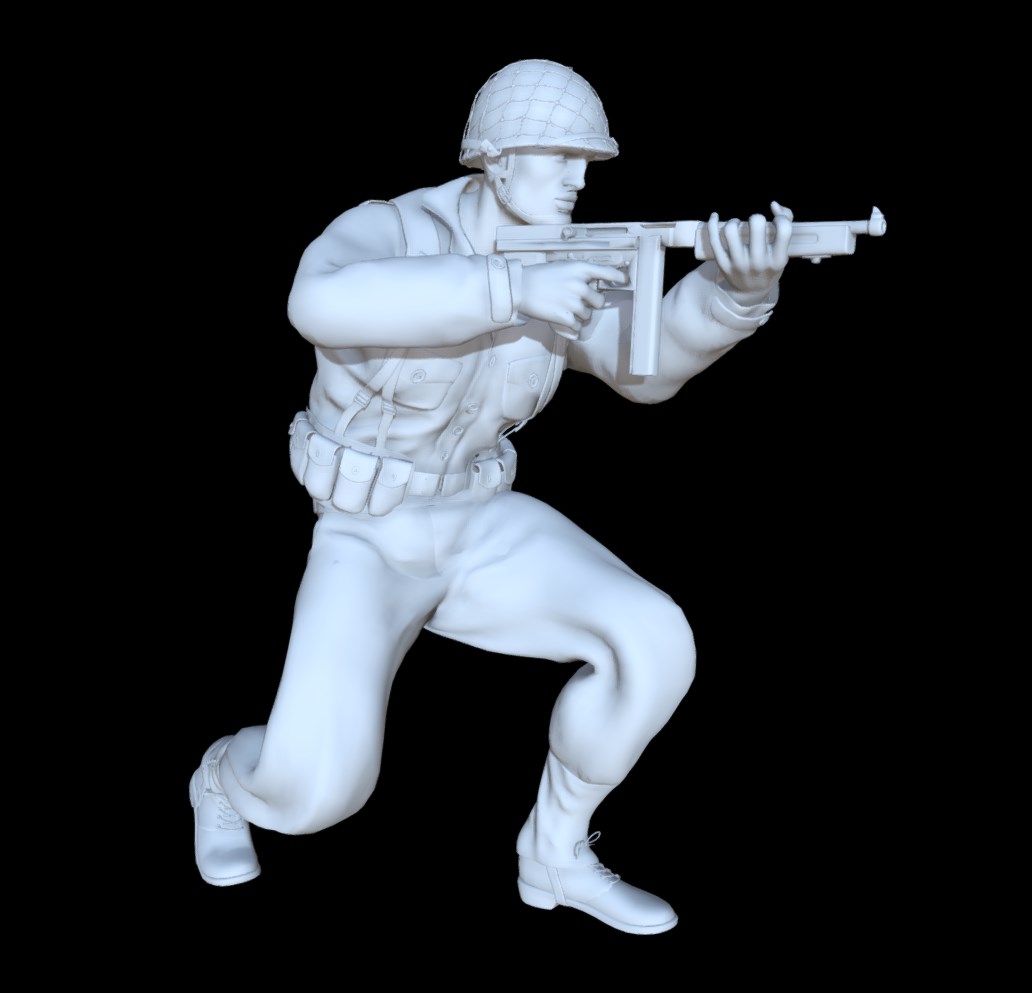 🫡 Soldier US Army・ STL File for ・Cults