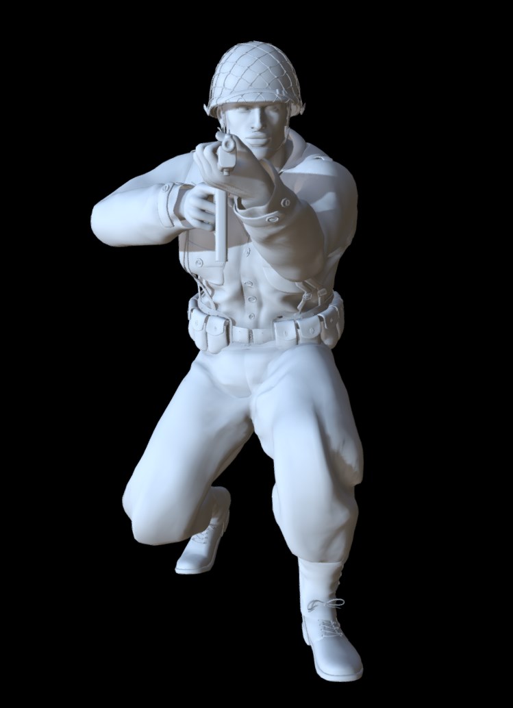 🫡 Soldier US Army・ STL File for ・Cults