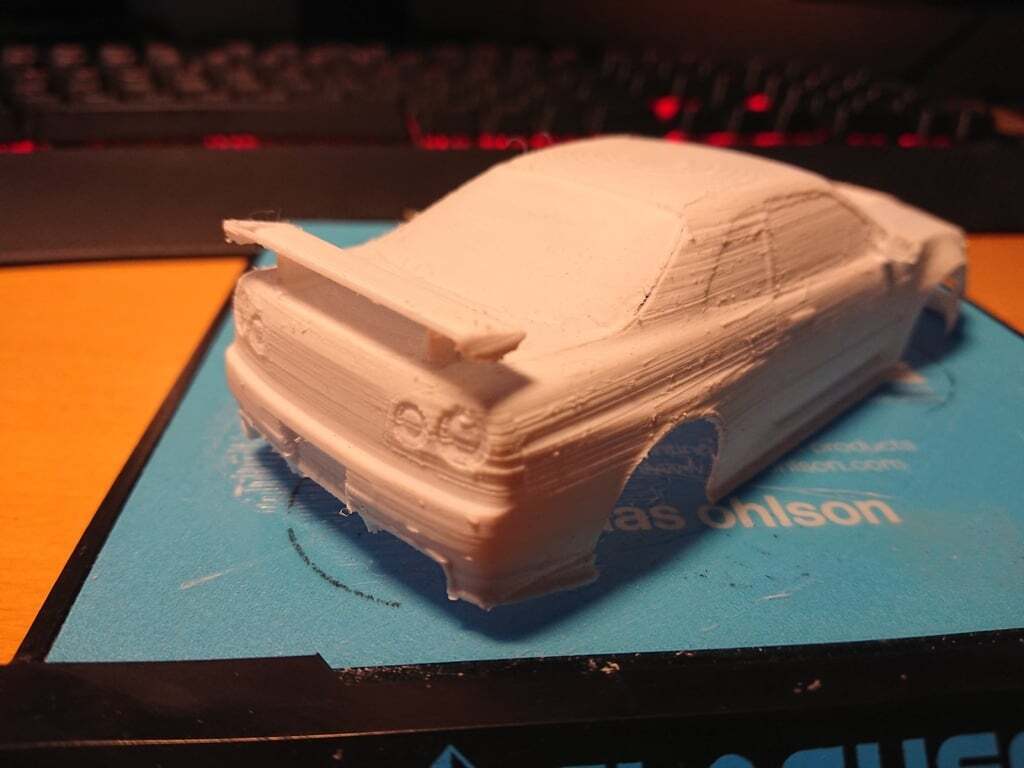 3D printed Nissan Skyline GT-R R34 Z-tune Shell・Cults
