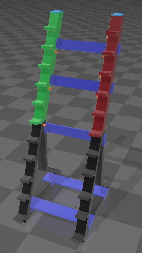 🔪 Knife stand - knife display MODULAR update 2.0・Free STL File for ・Cults