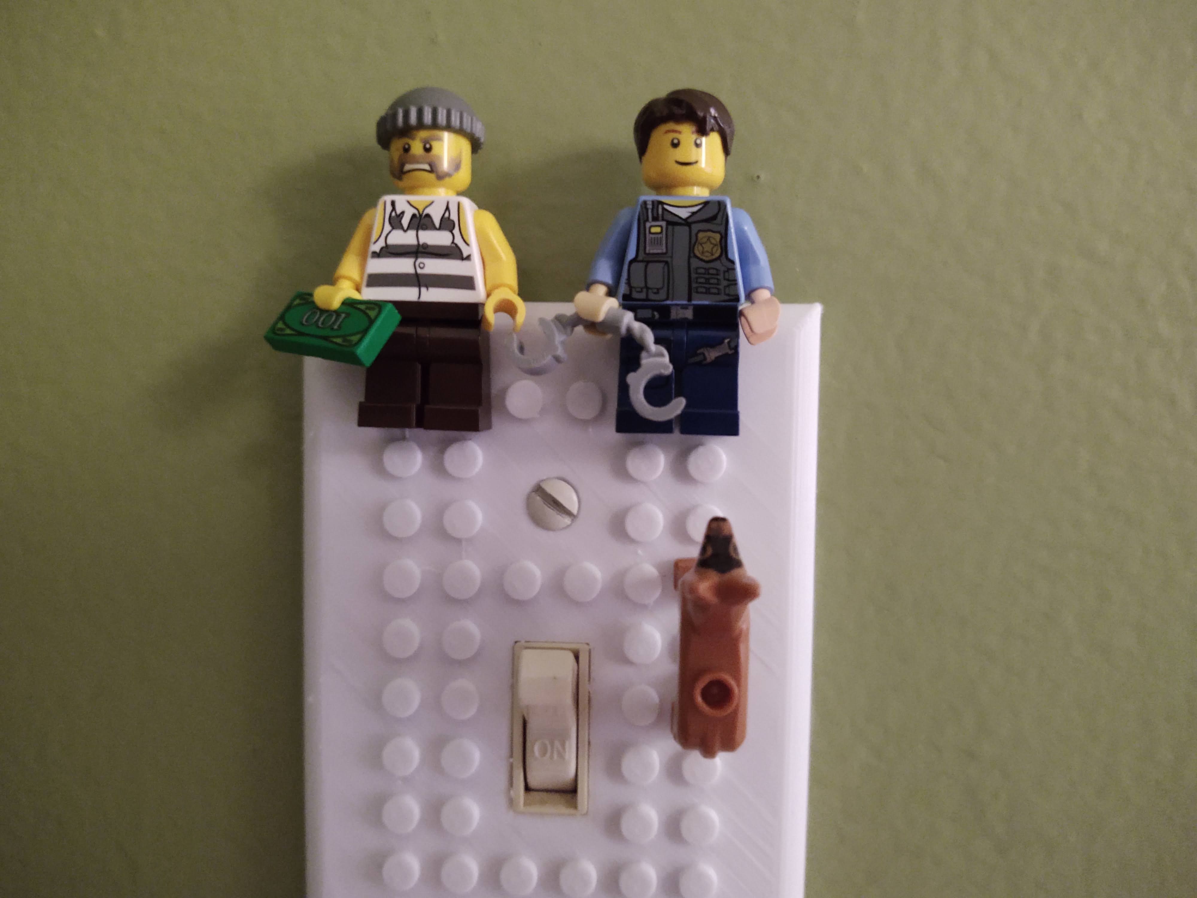 STL file Lego Outlet Cover and Light Switch Plate* 🎁 ・Model to download ...