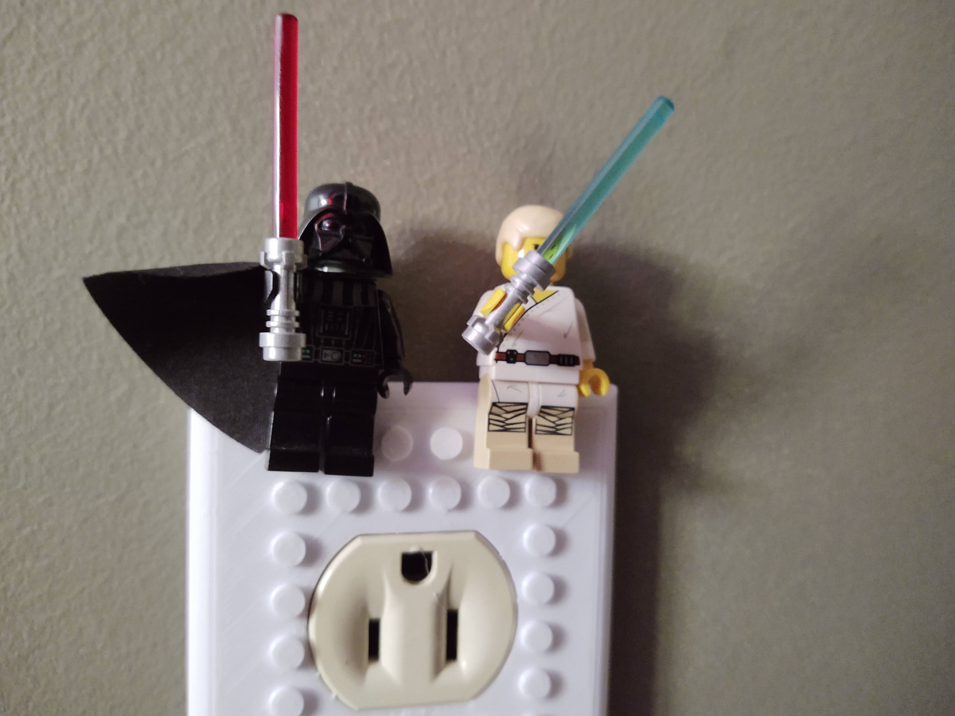 STL file Lego Outlet Cover and Light Switch Plate* 🎁 ・Model to download ...