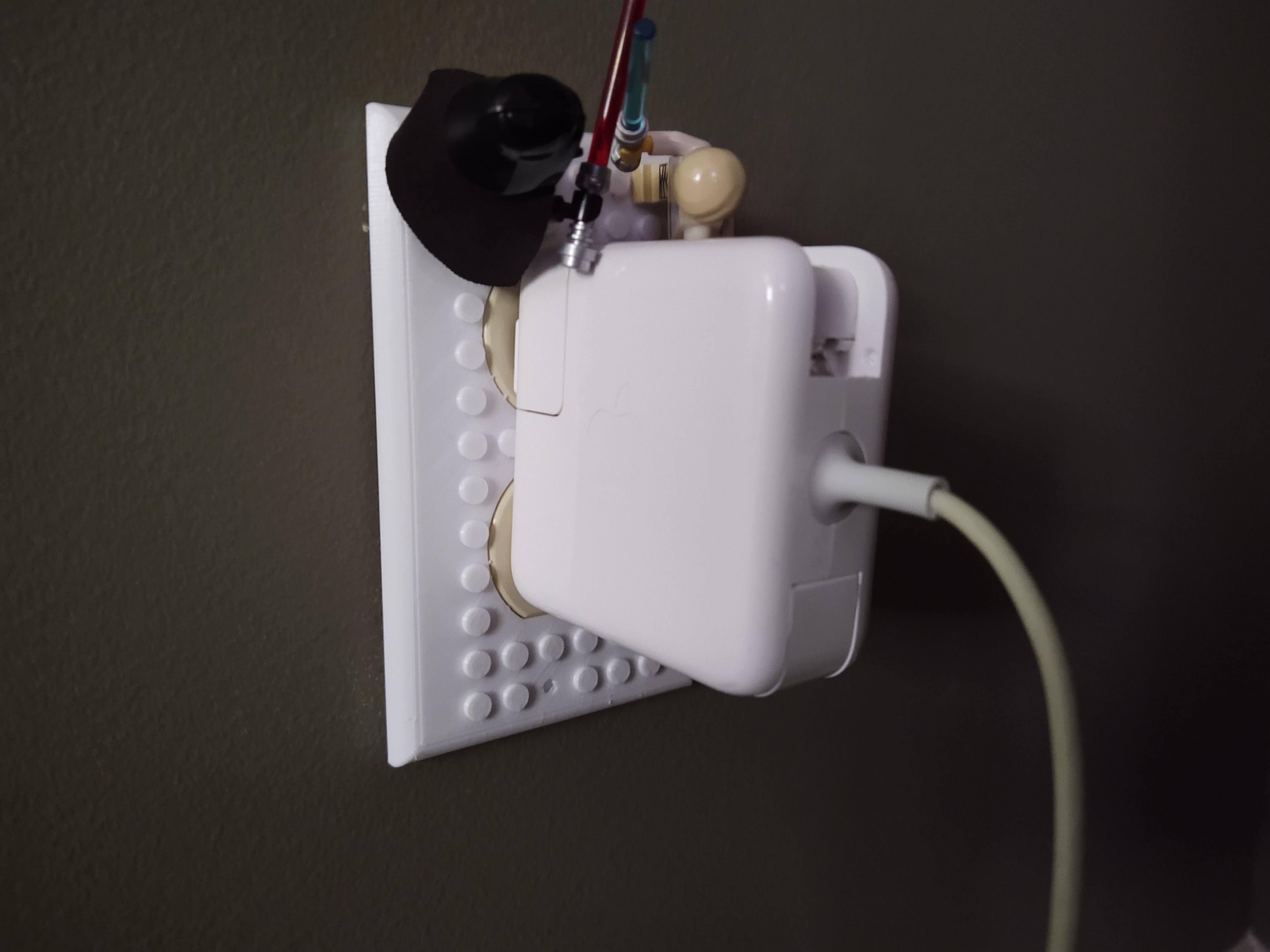 STL file Lego Outlet Cover and Light Switch Plate* 🎁 ・Model to download ...