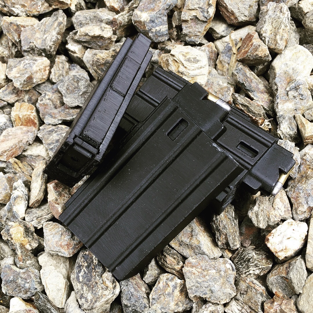 STL file .22 AR15 3D Printable Magazines - Suits the Colt / HK416 ...