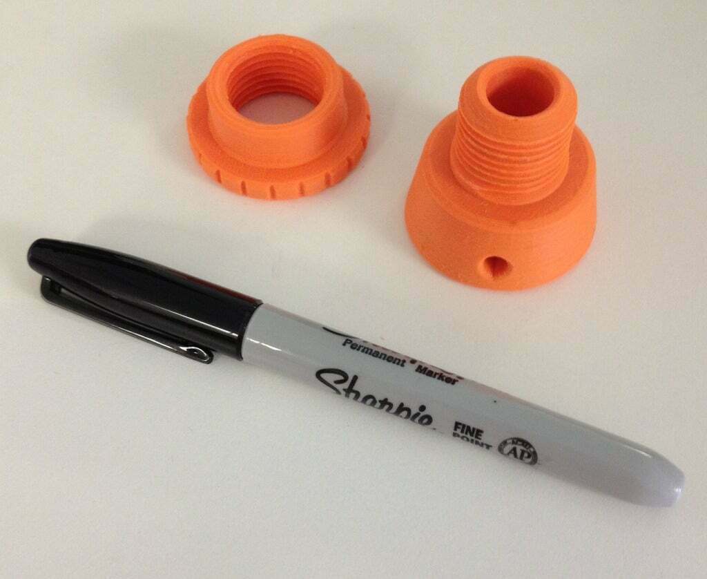 Fichier STL gratuit Une monture Sharpie pour le robot FirePick Delta 🤖 ...