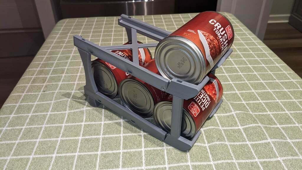🥫 Pantry Can Storage Rack・Free 3D File for ・Cults