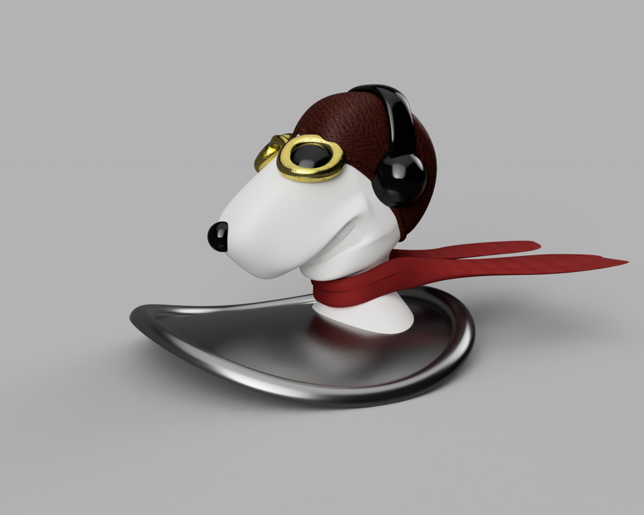 免费 STL 文件 Pilot Snoopy for Fokker RC Triplane 🧑‍ ️ ・可下载 3D 打印模型・Cults