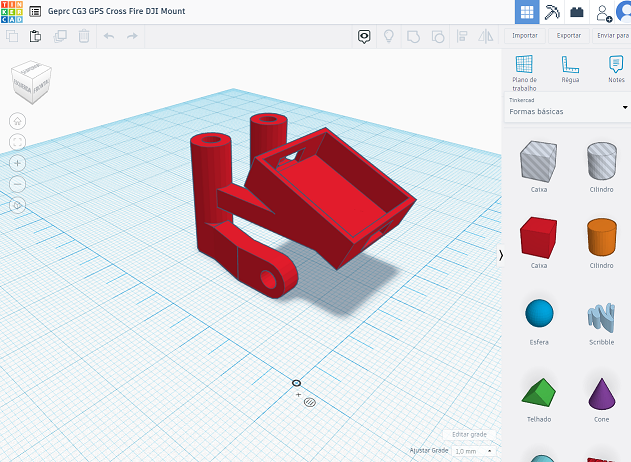 Free STL file GepRC CG3 GPS Mount 🚁 ・3D printer model to download・Cults