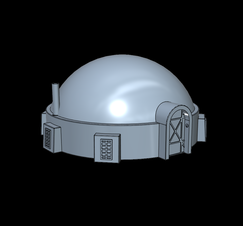 STL file Star Wars Legion Desert Terrain Scenery Tatooine Building B ⭐ ...