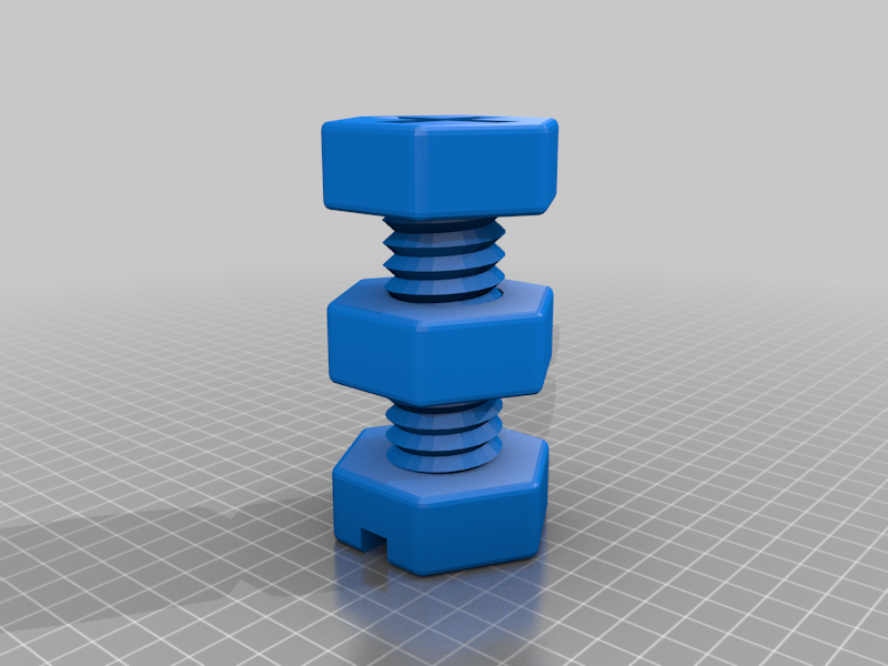 Free 3D file Fidget Toy - Captive Nut 👌 ・3D printer model to download・Cults