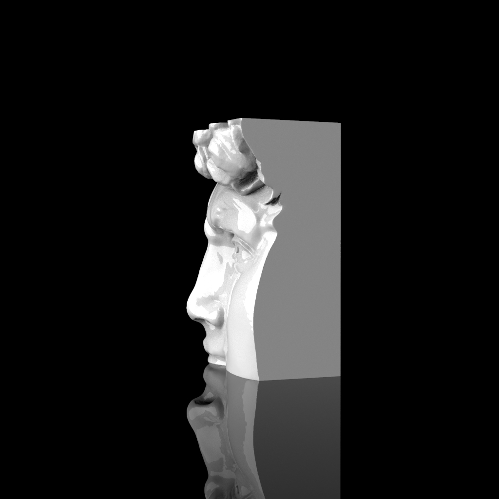️ David Face candle mold・ STL File for ・Cults