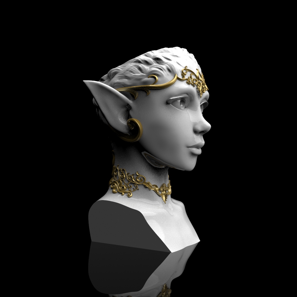 STL file Elf Head Vase 🧝 ・Model to download and 3D print・Cults