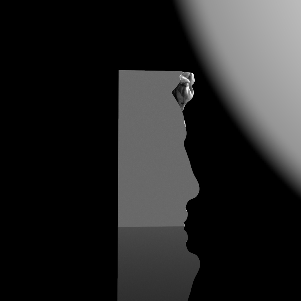 ️ David Face candle mold・ STL File for ・Cults