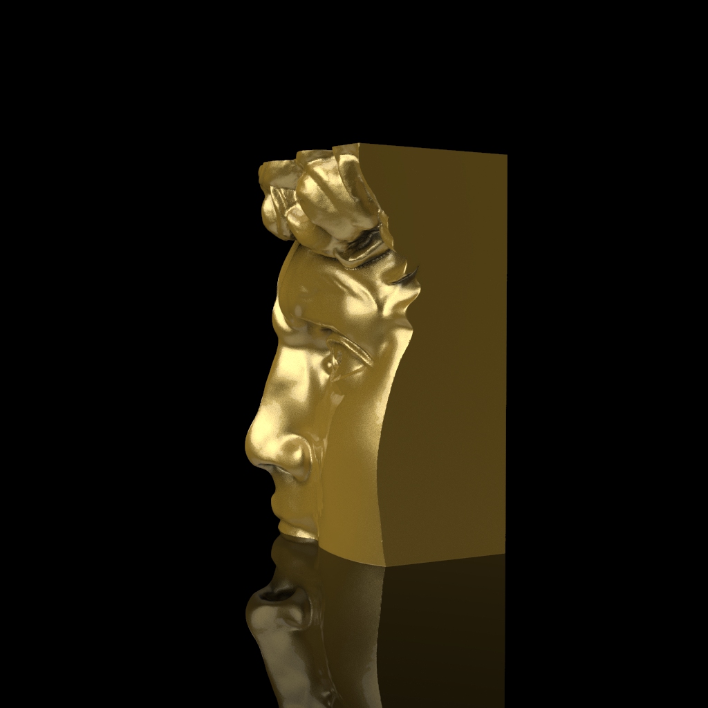️ David Face candle mold・ STL File for ・Cults