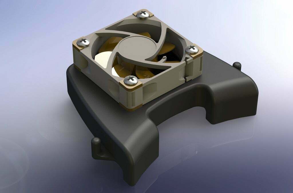 Free STL file Oculus Rift Ventilation Fan 🆒・3D printing design to ...