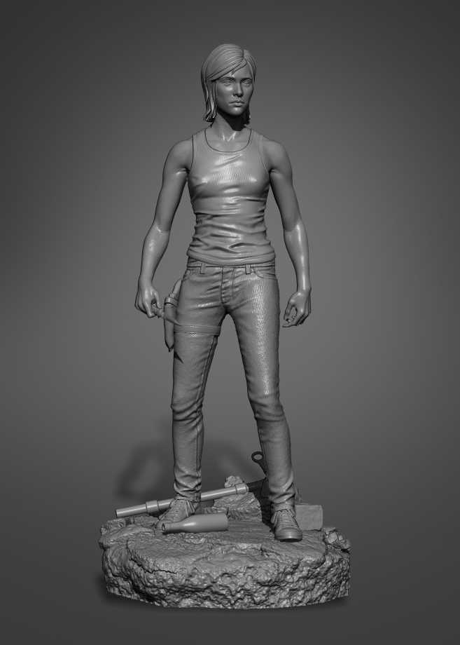 🎅 Ellie Santa Barbara Outfit 3D print model・ 3D File for ・Cults