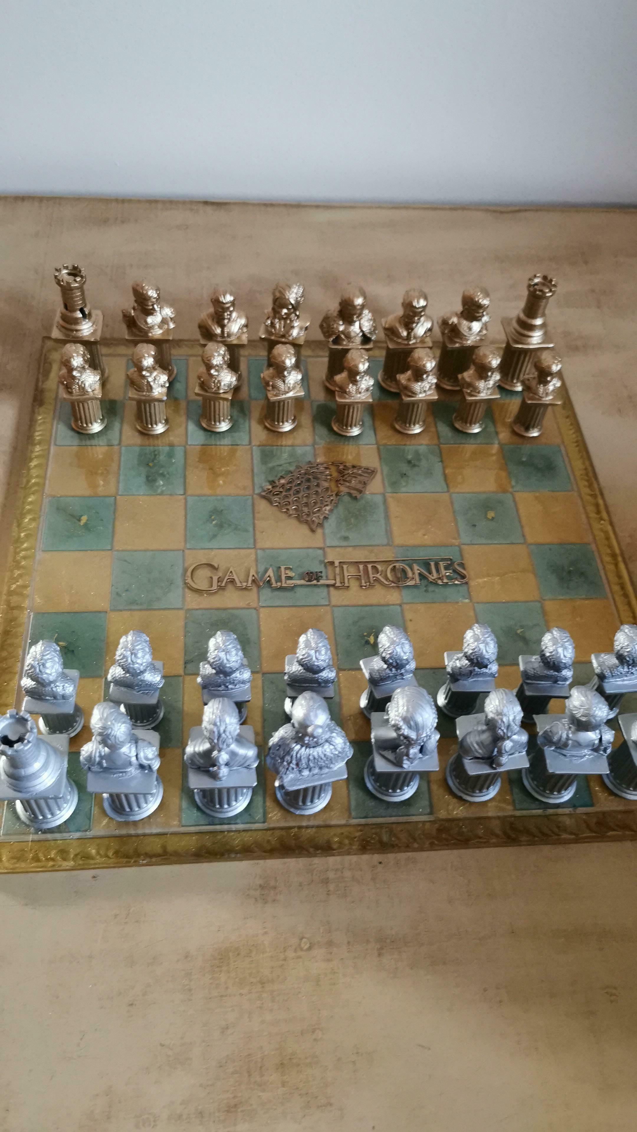 ♟️ Game Of Thrones Chess Pieces Set (STL)・ 3D File for ・Cults