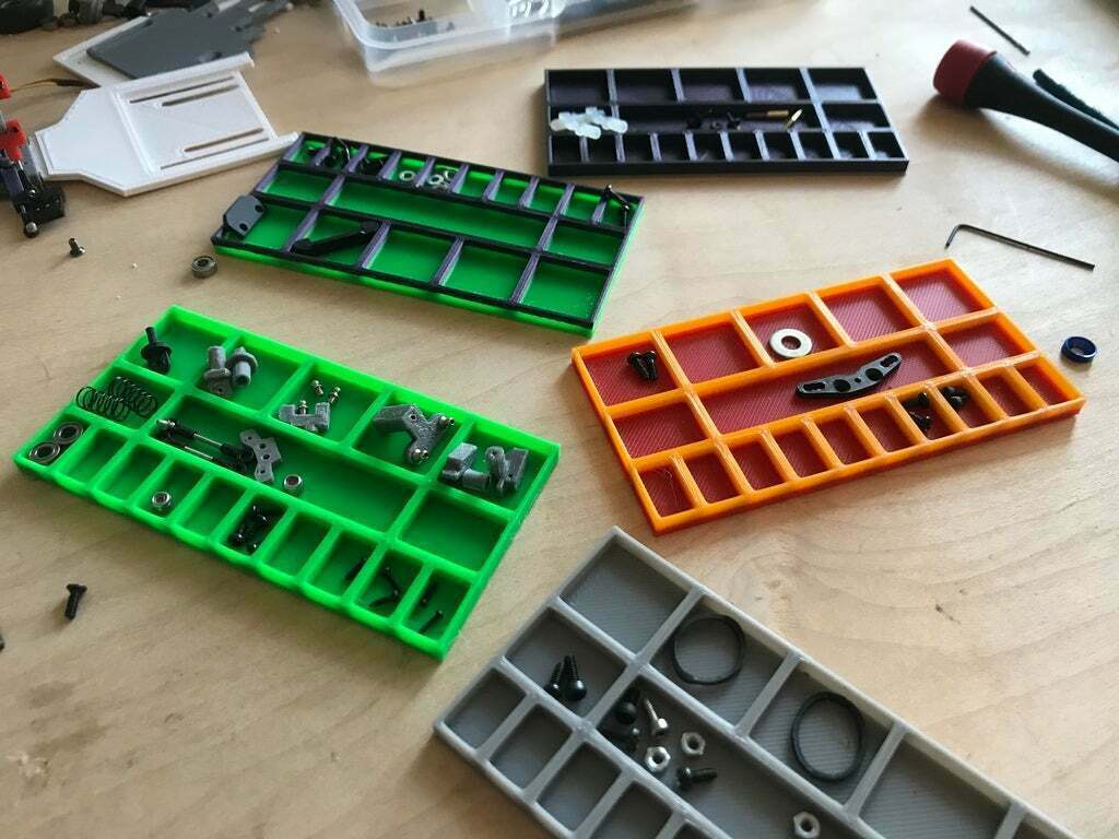 🧞‍♂️ Parts tray・Free STL File for ・Cults