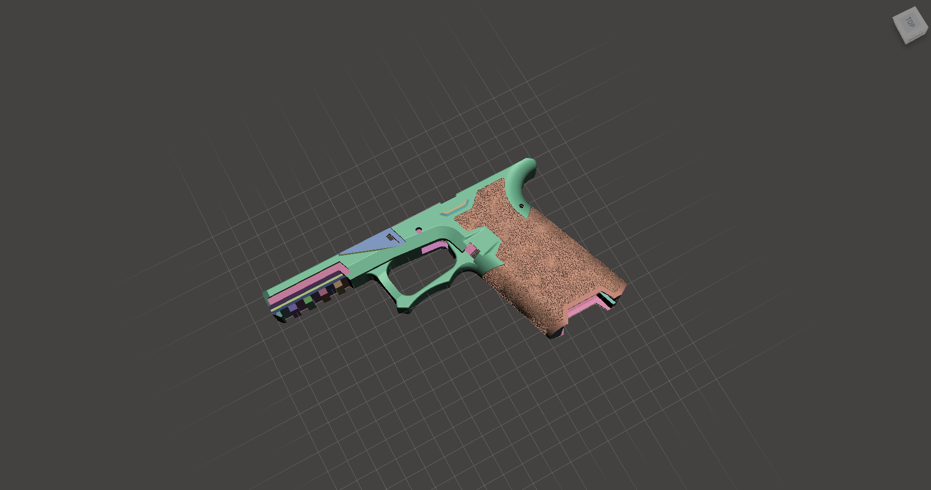 🔫 Airsoft G17 Relica, P80 Style Frame・ STL File for 3D printing・Cults