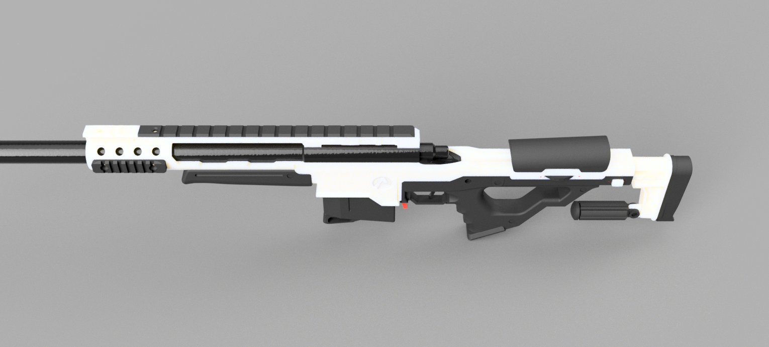 🌨️ R3D Snow Owl Stock for VSR10 and SSG10・ 3D File for ・Cults