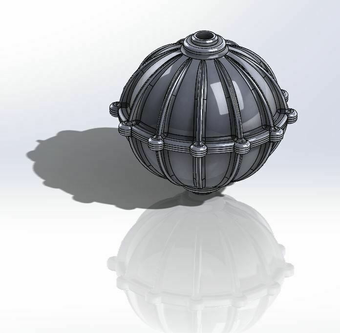 🎃 Fallout 76 pumpkin grenade・Free 3D File for ・Cults